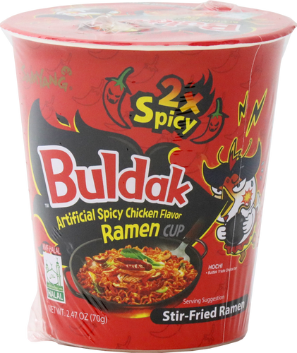 HOT CHICKEN 2X SPICY NOODLE CUP | Truong Enterprises
