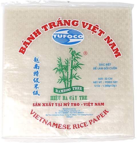 SQUARE RICE PAPER 22CM | Truong Enterprises