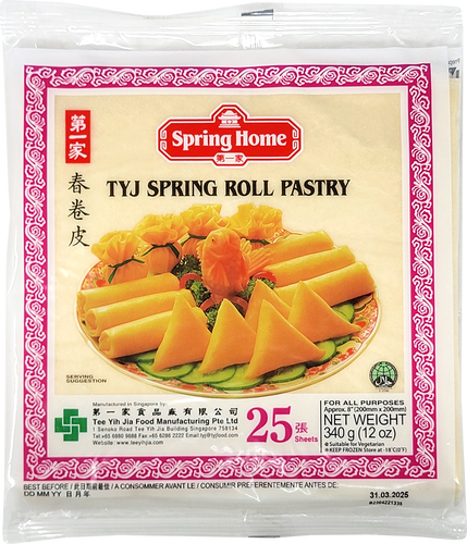 SPRING ROLL SKIN 8" (25 SHEETS) | Truong Enterprises
