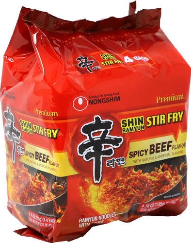 SHIN RAMYUN SPICY BEEF STIR FRY NOODLES | Truong Enterprises
