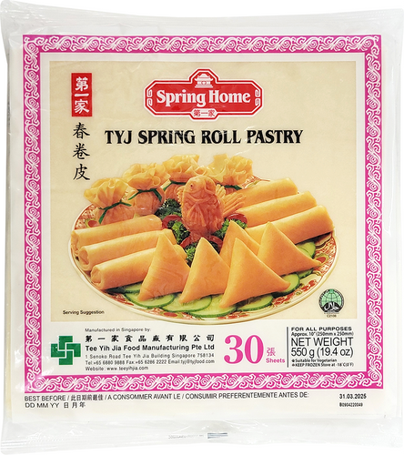 SPRING ROLL SKIN 10'' (30 SHEETS) | Truong Enterprises