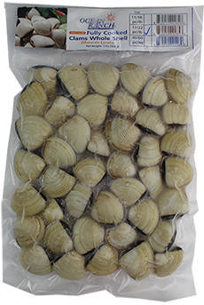 WHOLE COOKED WHITE CLAM (17-22) | Truong Enterprises