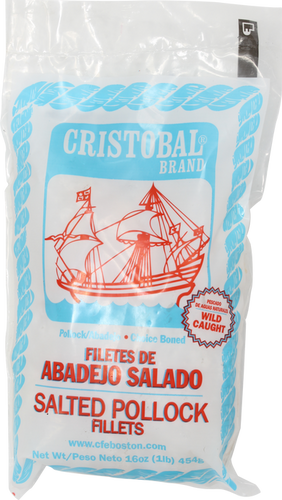 SALTED POLLOCK FILLETS BACALAO (BONELESS) | Truong Enterprises