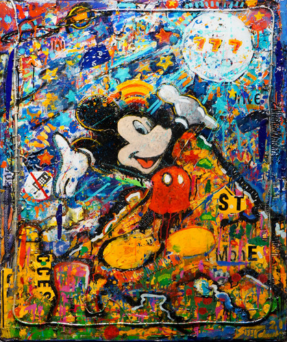 Mickey Moon Mountain 777 - I am the Wifi | STEEP Daniels Art