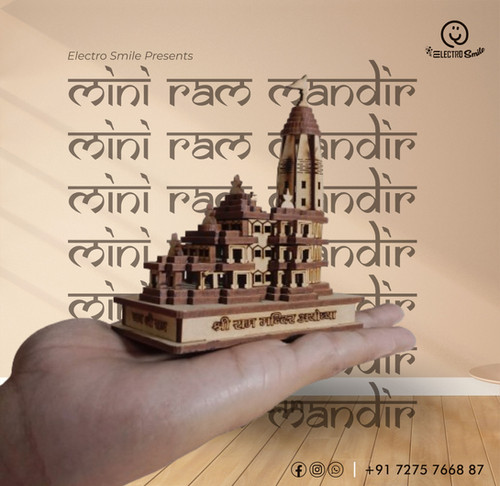 Mini Ram Mandir 3D Model | Electro Smile