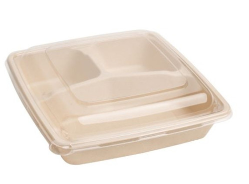 Lunch Box rectangular 1400 ml biodegradable OG-CS1400-3 | O Greenpack