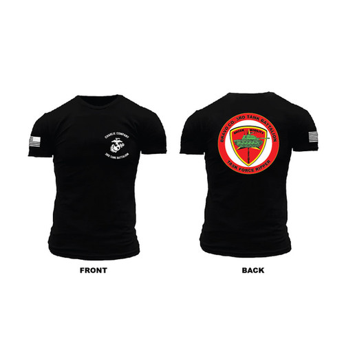 Bravo Co. 3rd Tanks Task Force Ripper T-Shirt | Victory Creative