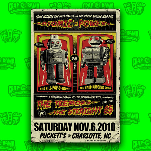 Atomic Power Gig Poster | CRAP-O-RAMA