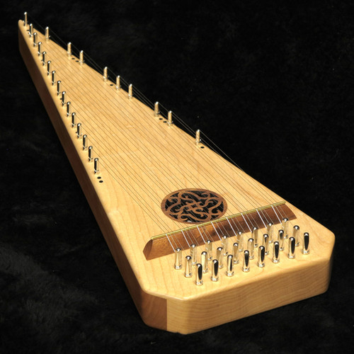 2 Octave Curly Maple Left Handed Bowed Psaltery #6653 | Song of the Wood