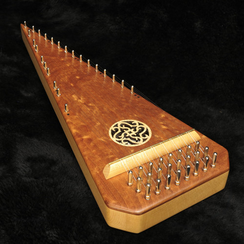 2 Octave Figured Mahogany Bowed Psaltery #6614 | Song of the Wood