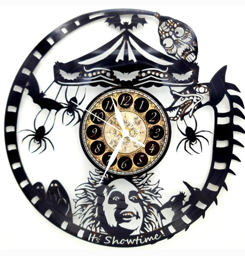 BEETLEJUICE | vinyl record clocks