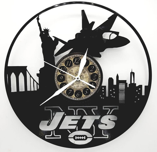 NEW YORK JETS | vinyl record clocks