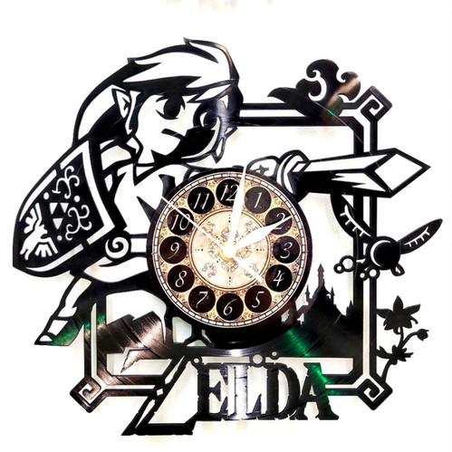 ZELDA | vinyl record clocks