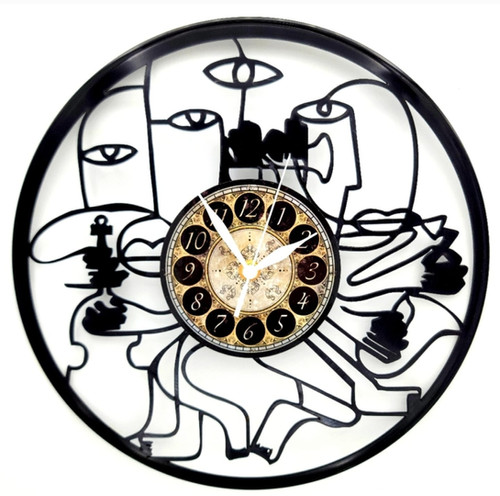 RUSCASSO inspired by PICASSO | vinyl record clocks