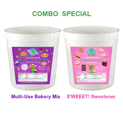 MULTI-USE BAKERY MIX and S'WEEET! BLEND Combo | GRAIN FREE PLANET