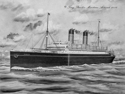 RMS Homeric | Tony Strublic Art