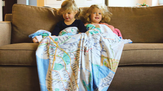 Maritime Tribes | LOVE your place with a map blanket
