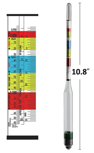 Triple scale Hydrometer | MyBrewery