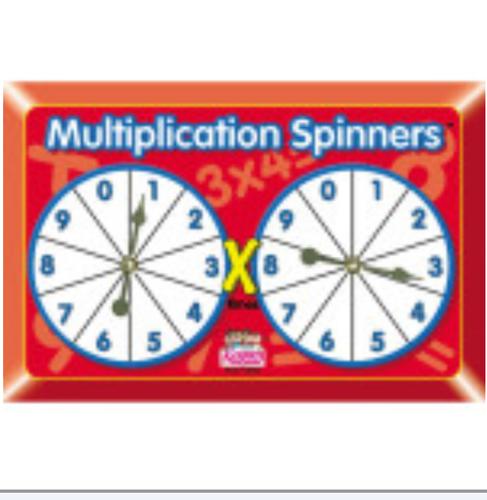 Multiplication Spinners | Create It Supply St