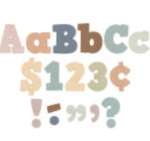 Welcome 4 inch Bold Block Letters | Create It Supply St