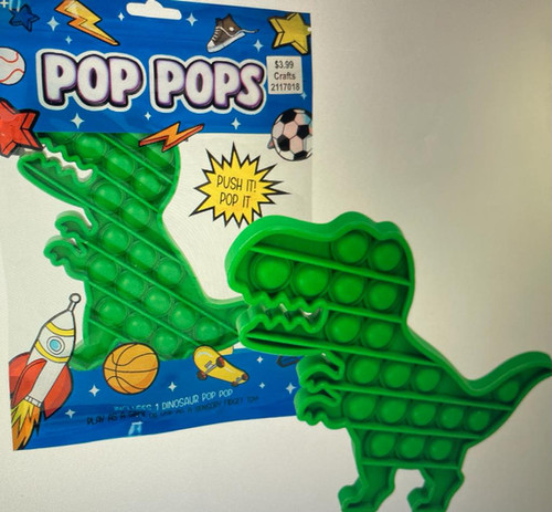 Toy Bubble Popper Dinosaur | Create It Supply St