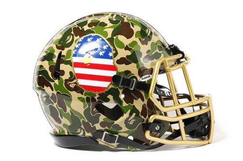Bape x Adidas Riddel Helmet Green | InHand