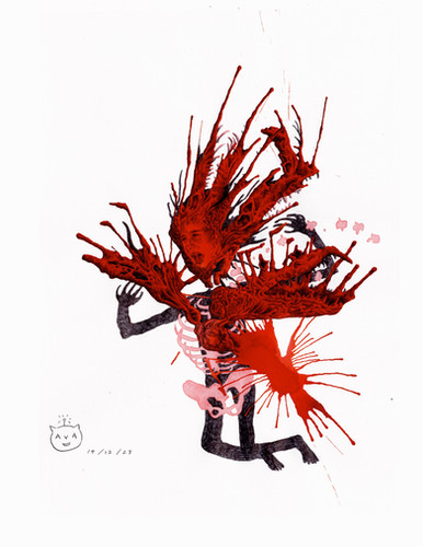 "Ava's Monster I" - 8.5x11" Print | Ava's Monsters