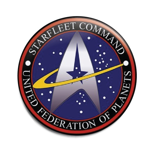 Starfleet Command Button Badge 32mm- Star Trek Badge - Federation ...