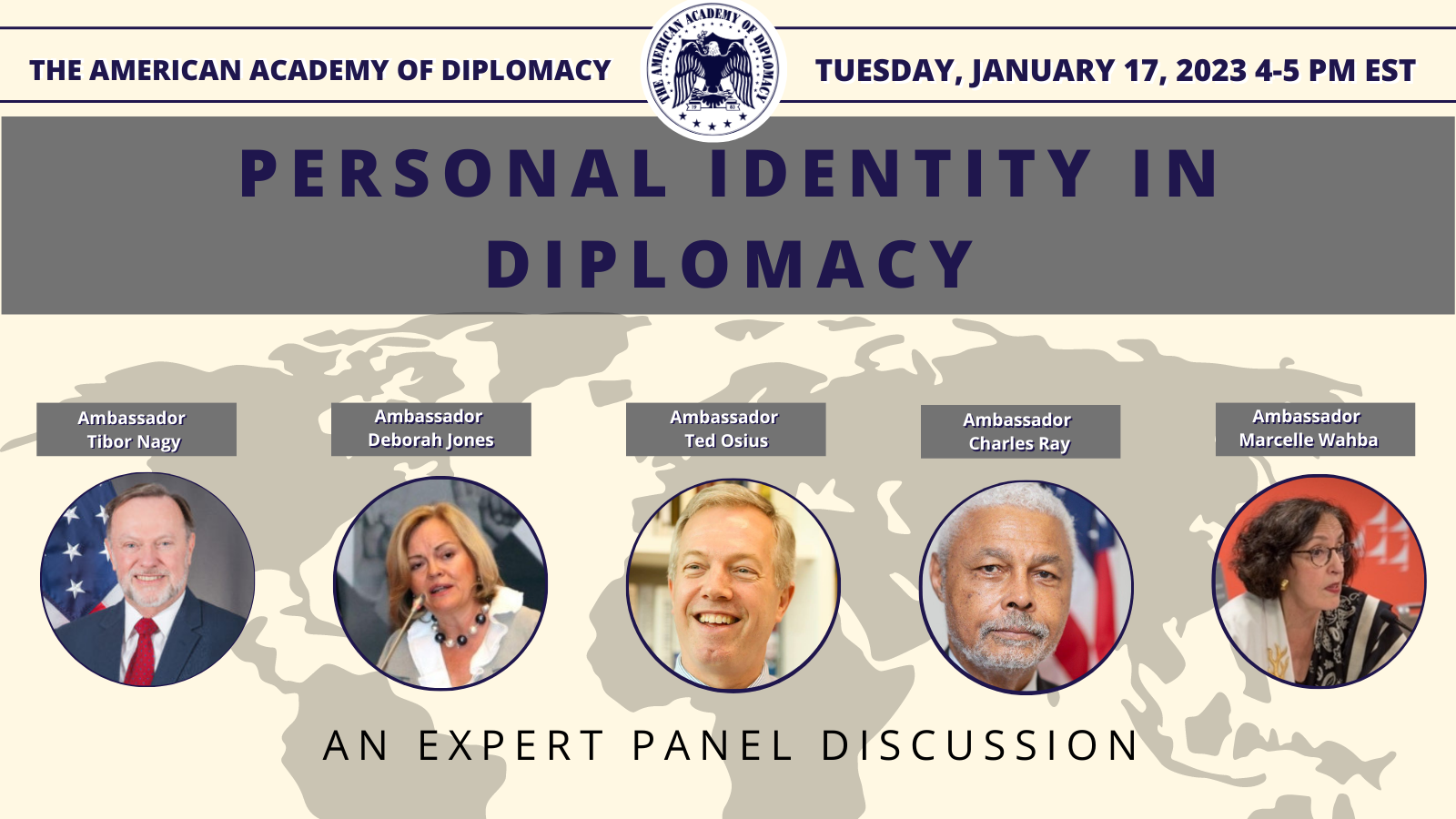 Virtual Panel Discussion on “Personal Identity in Diplomacy” | American ...