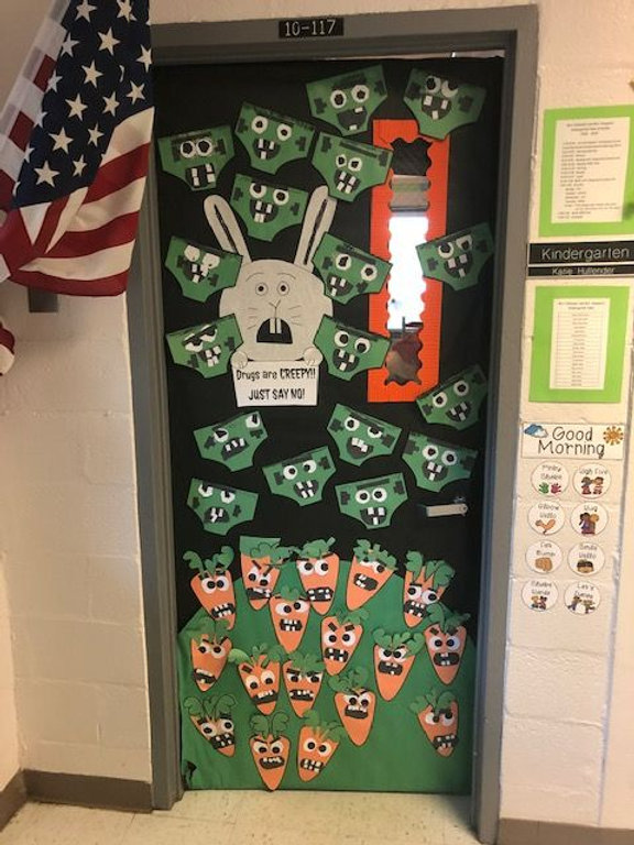 Red Ribbon Week Door Decorating Winners