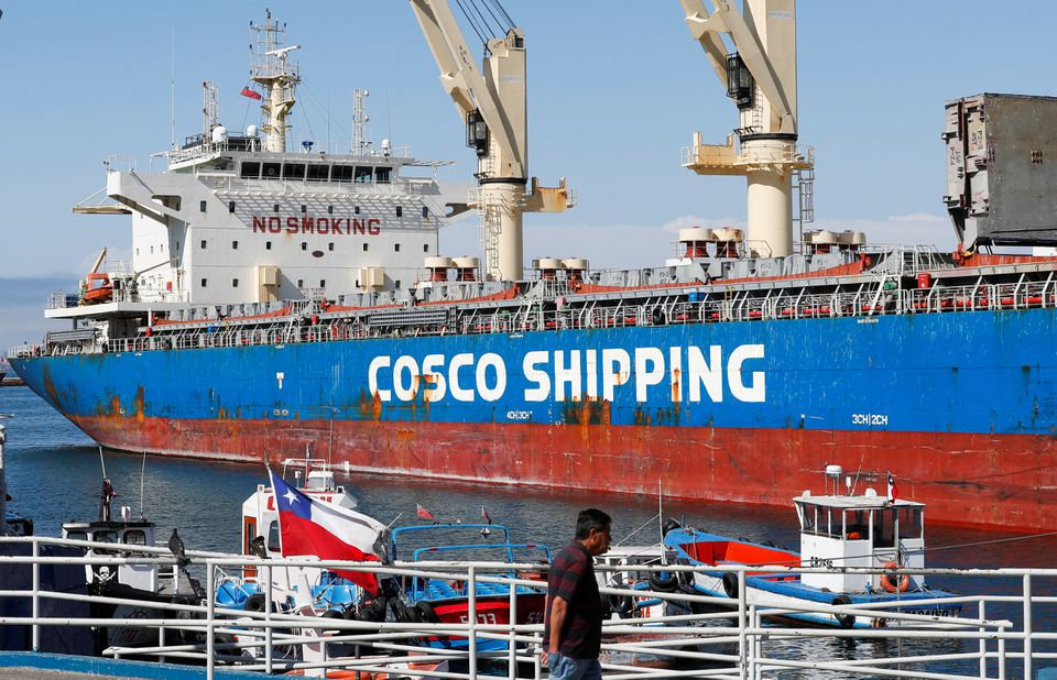 China's COSCO SHIPPING Holdings to pay over $800 mln for 5.8% stake in ...