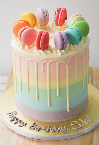 Rainbow Birthday Cake