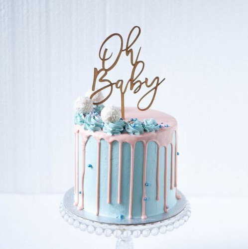 Unique baby shower cake