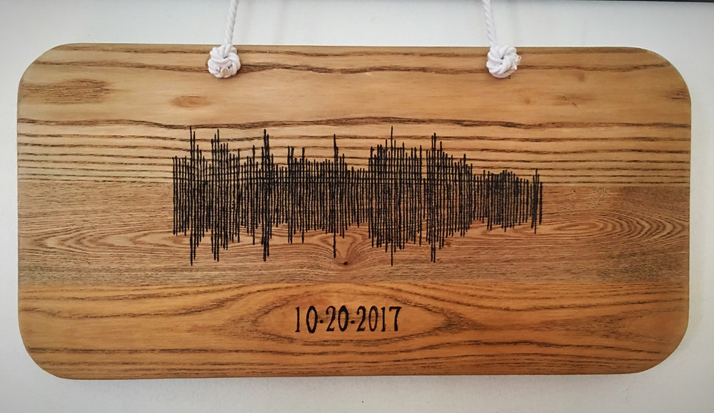 Sound Frequency Wood Plaque | Simple By Lacey | Woodworking Craftsman ...