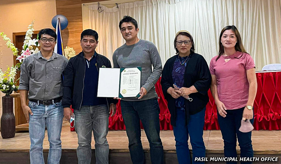 Pasil RHU gets DOH license as primary care facility
