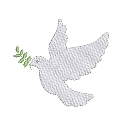 Dove Embroidery Design | CreativelyEmbroidery