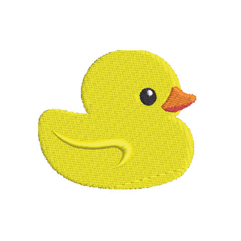 Rubber Duck Embroidery Design | CreativelyEmbroidery