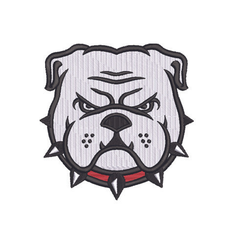 Bulldog Embroidery Design | CreativelyEmbroidery