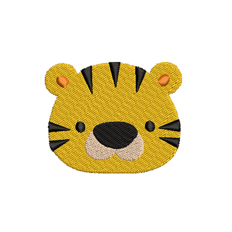 Tiger Face Embroidery Design | CreativelyEmbroidery