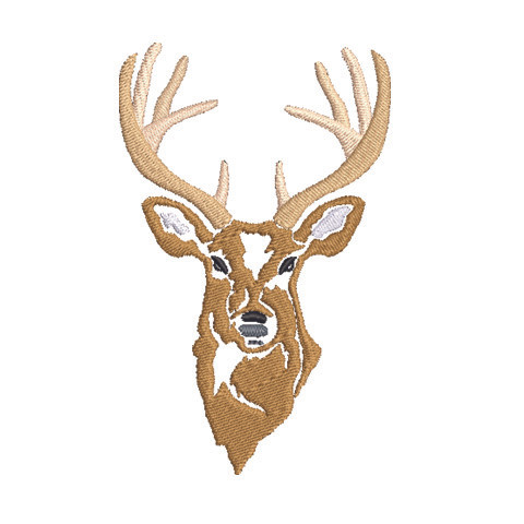 Buck Embroidery Design | CreativelyEmbroidery