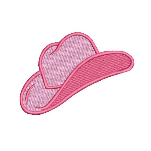 Cowboy Cowgirl Hat Embroidery Design | CreativelyEmbroidery