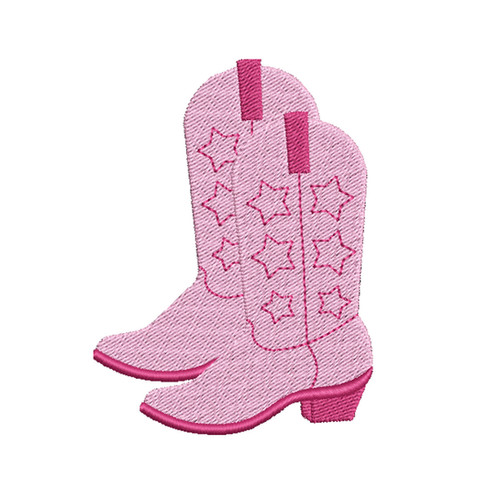 Cowboy Boots Embroidery Design | CreativelyEmbroidery