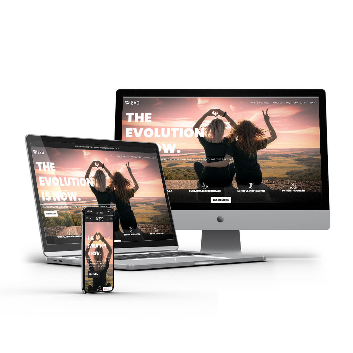 WE-EVO | Website | Portfolio | Creative TRND