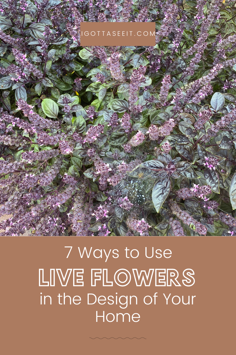 7 Ways to Use Live Flowers in The Design of Your Home