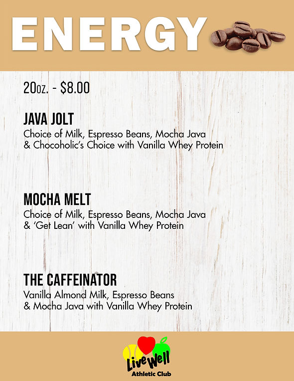 Smoothie Bar | Livewell Athletic Club | Lufkin