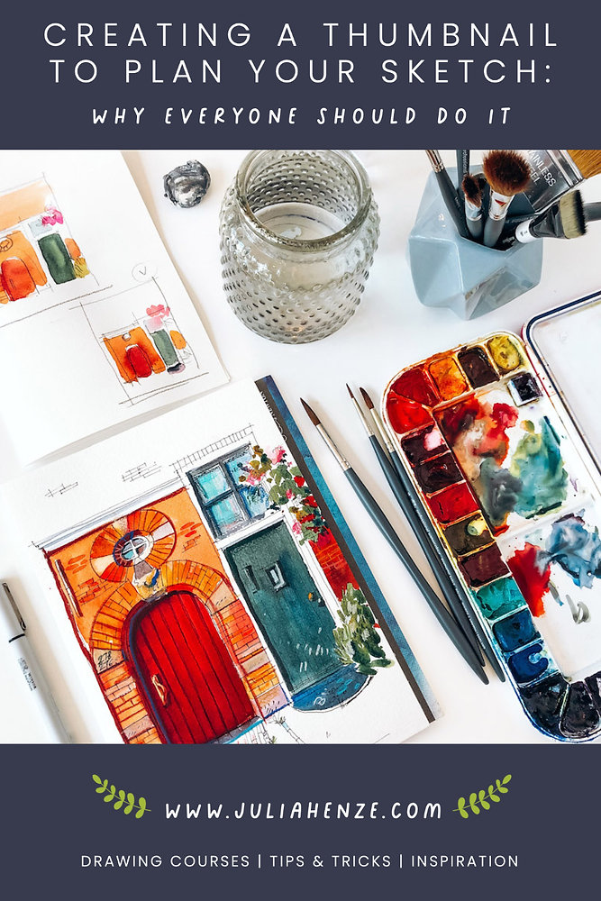 CREATING A THUMBNAIL TO PLAN YOUR SKETCH: WHY EVERYONE SHOULD DO IT