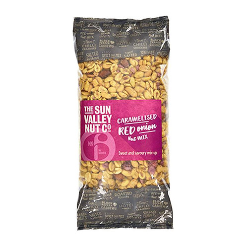 The Sun Valley Nut Co Caramelised Red Onion Nut Mix | JTS Snack Foods
