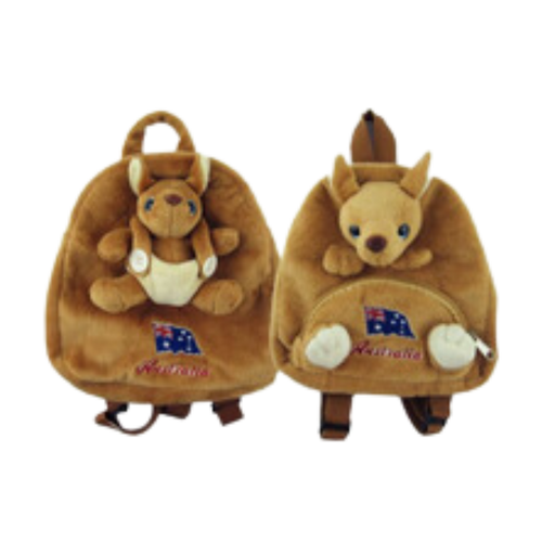 Kids Backpack - Brown Baby Kangaroo Bear | SYDNEY SOUVENIRS