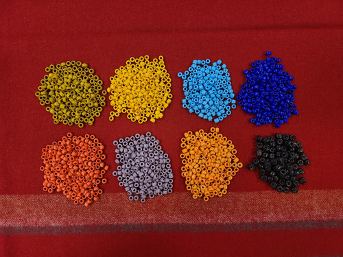 Vintage 6MM Crow Beads 250G Bag | Teton Trade Cloth
