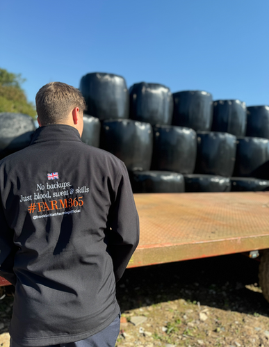 Mens Farm365 softshell long sleeve jacket | Back British Farming
